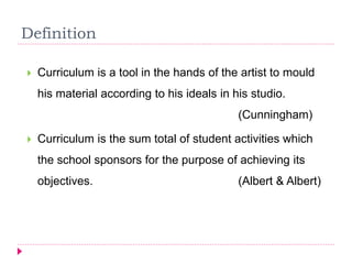 Curriculum | PPT