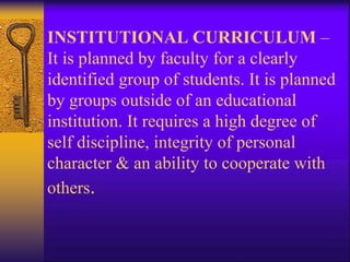 Curriculum | PPT
