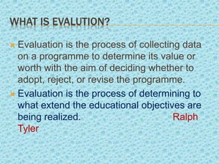 Curriculum Evalution | PPTX