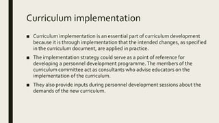 Curriculum | PPTX