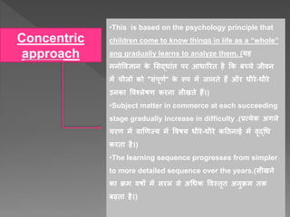 Curriculum in Commerce | PPT