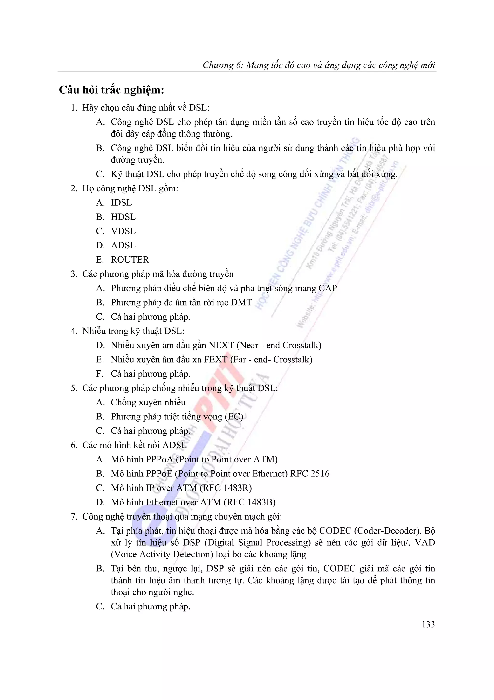 Giáo trình mạng máy tính PTIT | PDF