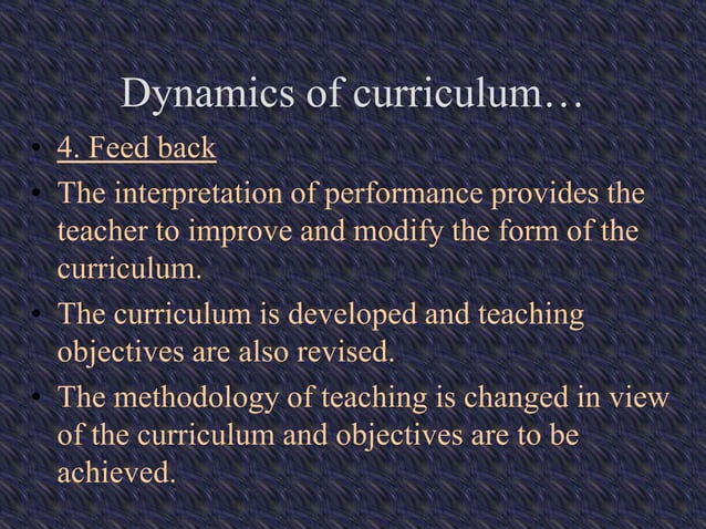 CURRICULUM | PPT