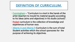 Curriculum and its principles | PPTX