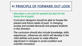 Curriculum and its principles | PPTX