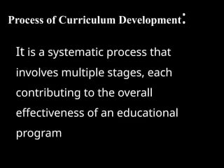 Curriculum planning and Curriculum design | PPTX
