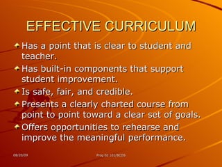 Intro to Curriculum Design | PPT