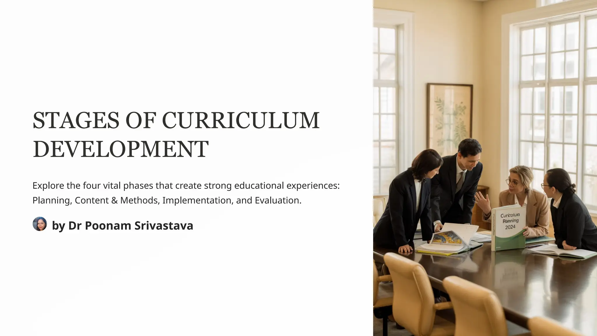 Various Stages of Curriculum Development .pptx