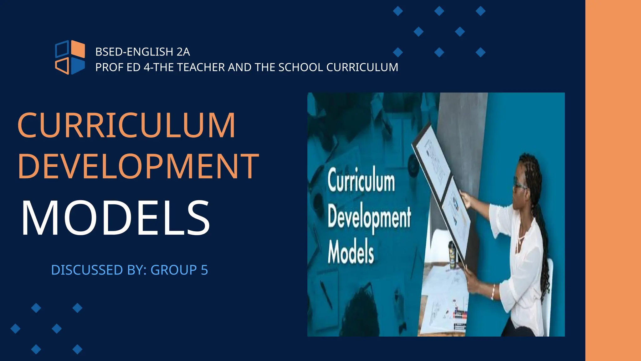 CURRICULUM DEVELOPMENT MODELS GUIDE FOR EDUCATIONAL PROGRAMS OR COURSES ...