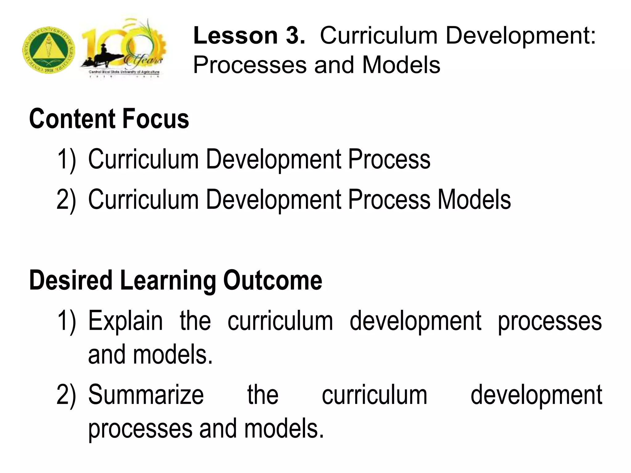 Curriculum-Development- | PPTX