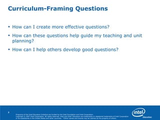 Curriculum Framing Questions Part 2 En | PPT