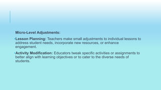 Curriculum-improvement - Education Course | PPTX