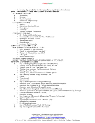 Curriculum investment clubs | PDF