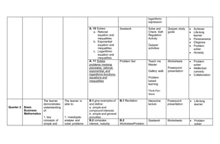 Curriculum-Map- | DOCX