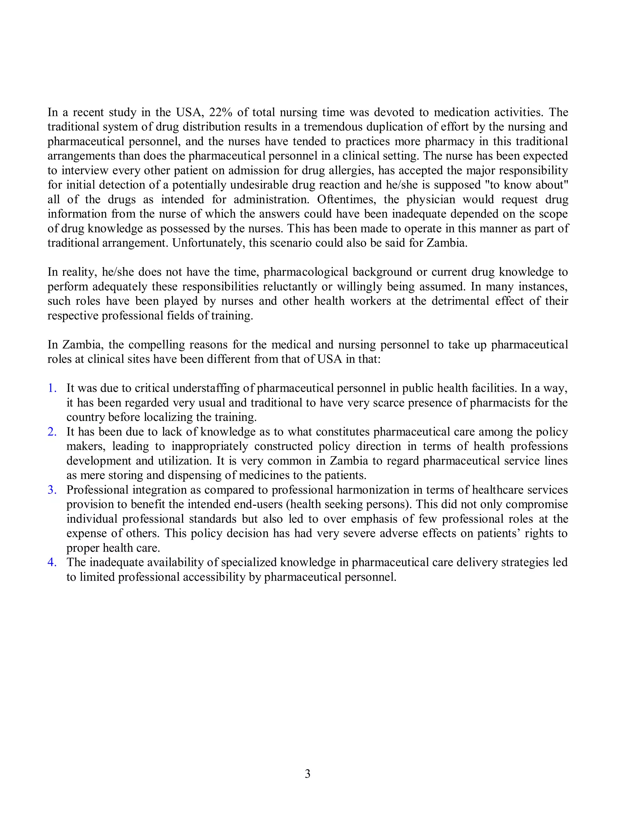 Curriculum mc pharm-unza - finalcopy | PDF