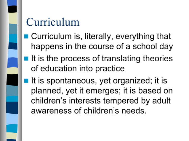 Curriculum Planning | PPT | Primary Education | Education
