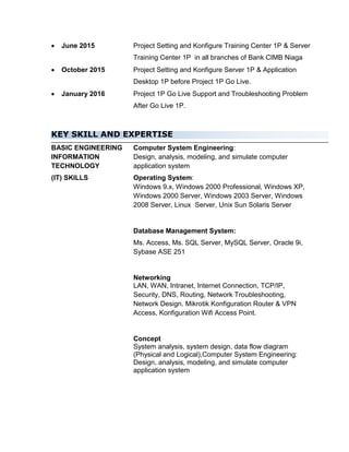 Curriculum vitae santoso adi priyono 2016 | PDF