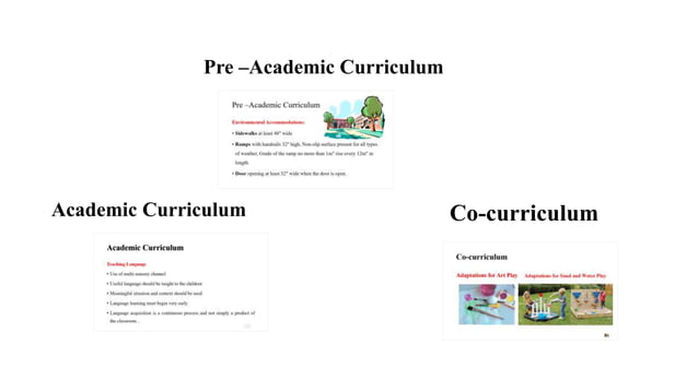 Curriculum adaptation, Accommodation and Modification for ID at Various Levels .pptx