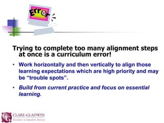 Curriculum Alignment.ppt for general physics | PPT