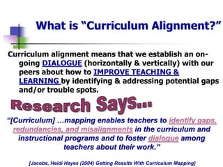 Curriculum Alignment.ppt for general physics | PPT