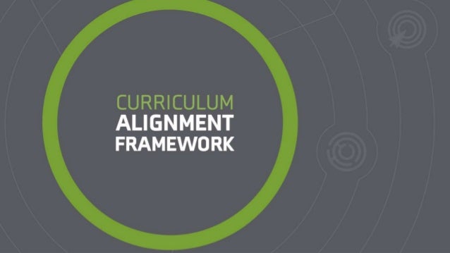Curriculum Alignment Framework