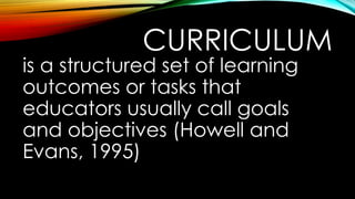 Curriculum and Instruction | PPTX