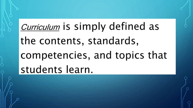 Curriculum and instruction | PPTX | Educational Assessment | Education
