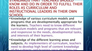 Curriculum and instruction | PPTX