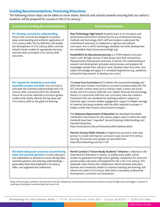 Curriculum and instruction 21st c skills | PDF