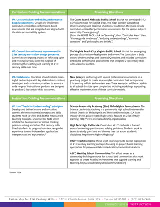Curriculum and instruction 21st c skills | PDF