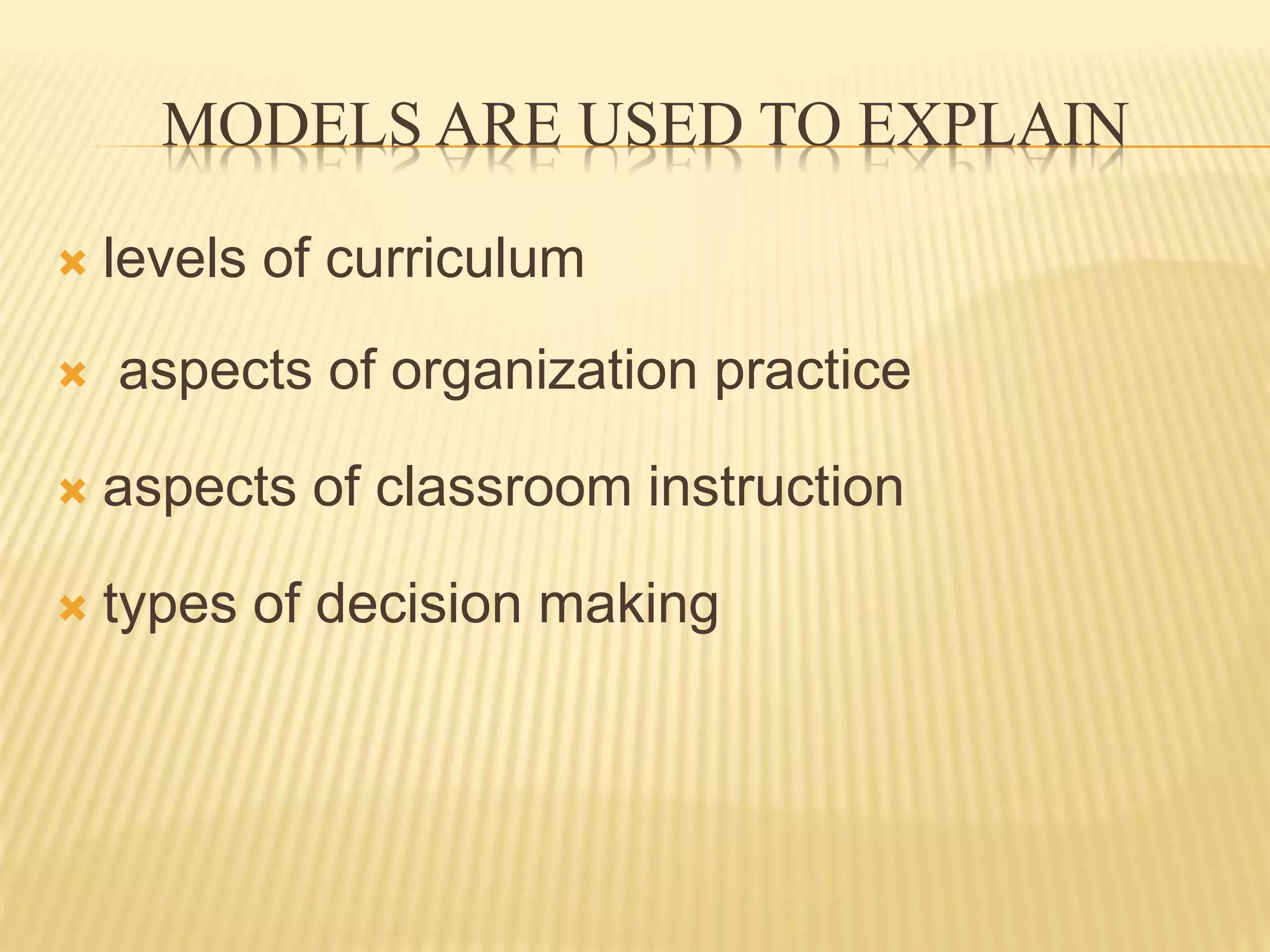 Curriculum and instruction day 2 | PPTX