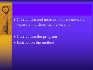 Curriculum and Instruction Defined.ppt
