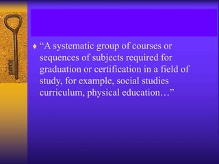 Curriculum and Instruction Defined.ppt