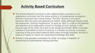 Curriculum and its types | PPTX
