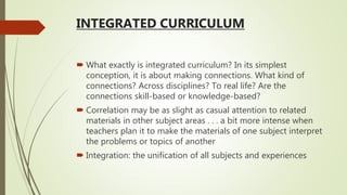 Curriculum and its types | PPTX