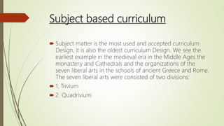Curriculum and its types | PPTX