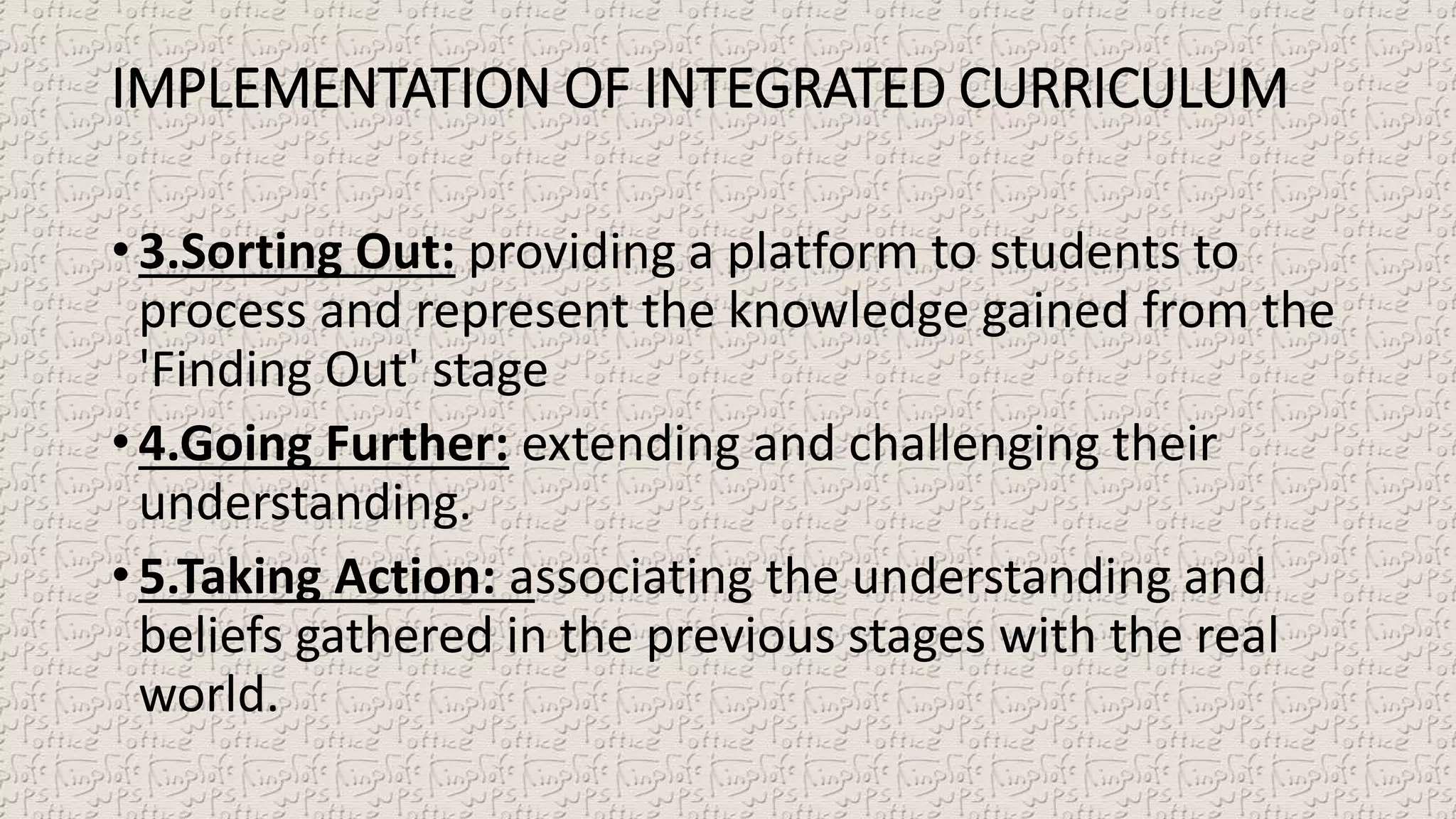 Curriculum and pedagogy | PPTX