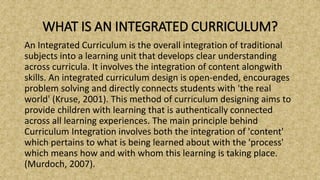 Curriculum and pedagogy | PPTX