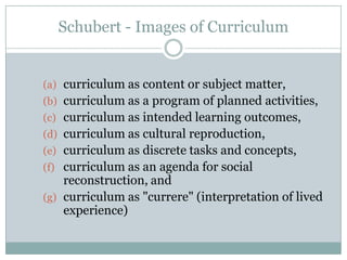 Curriculum and syllabus | PPTX