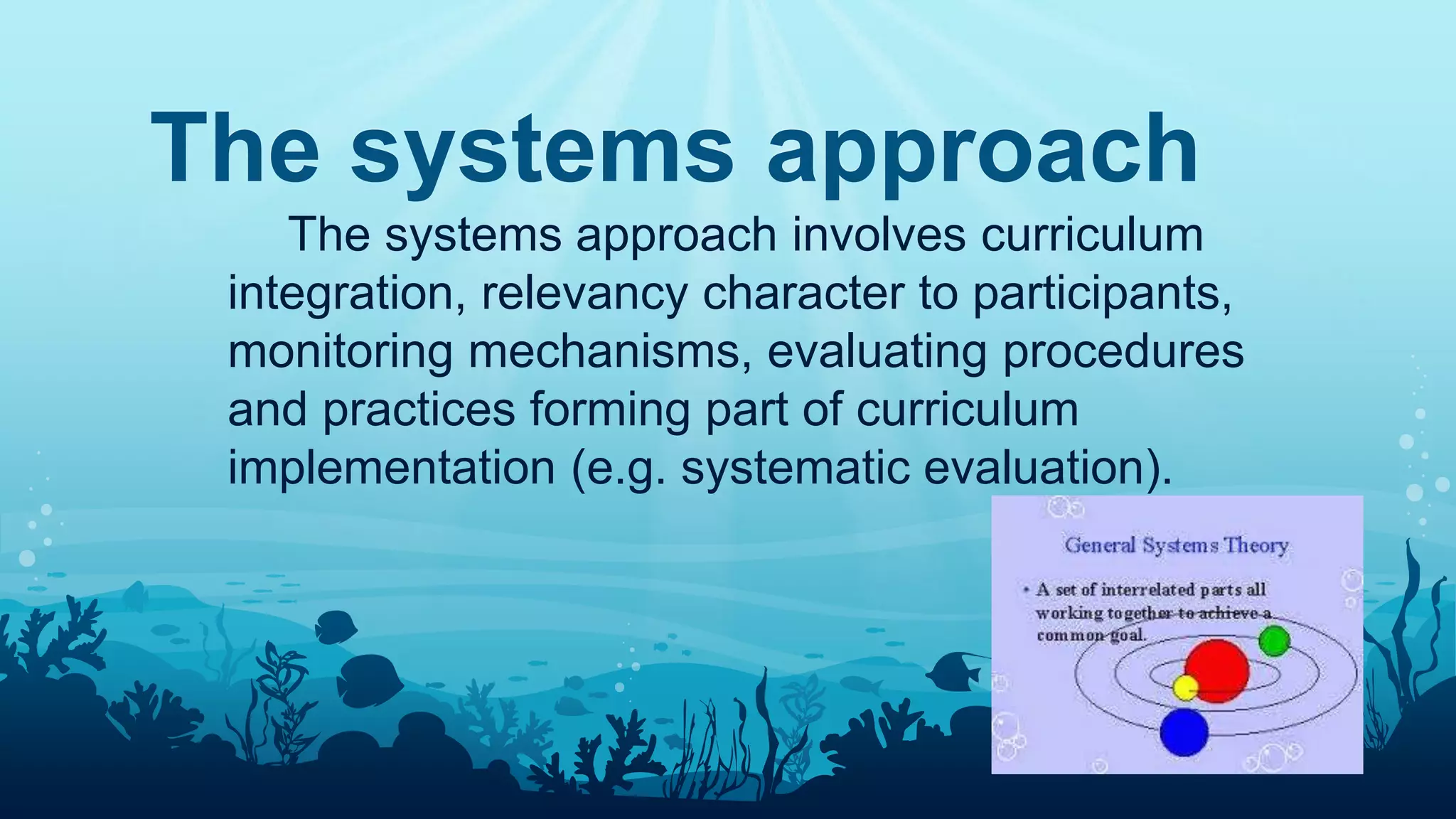 Curriculum approaches | PPTX