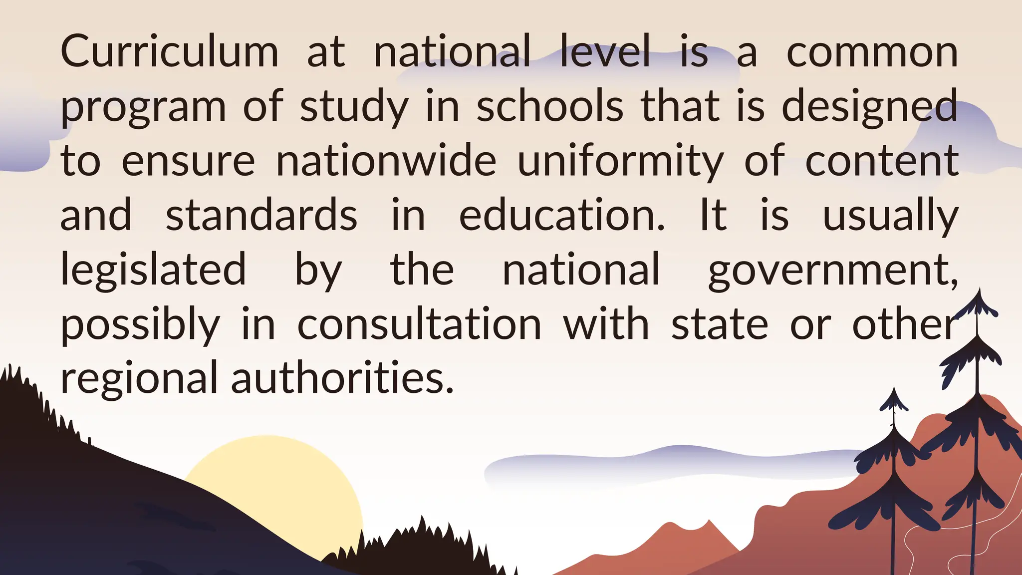 CURRICULUM AT NATIONAL STATE SCHOOL CLASS LEVEL LATEST. | PPT | Free ...