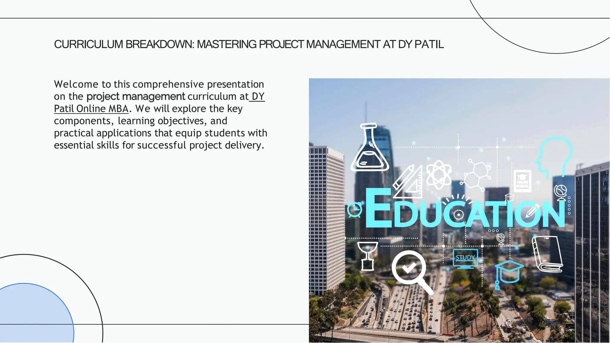 Curriculum Breakdown Project Management at DY Patil.pptx