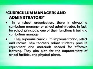 Curriculum by oliver cervantes | PPT | Professional School ...