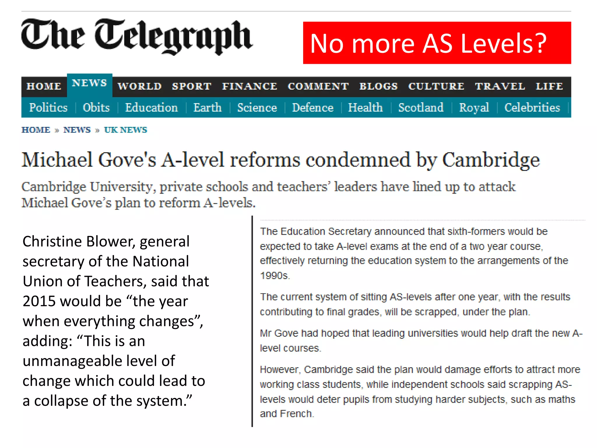 Curriculum challenges presentation | PPT