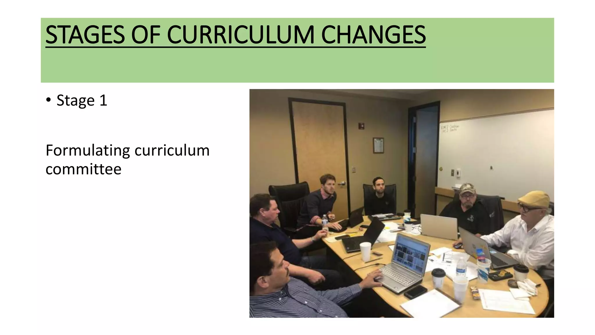 Curriculum change | PPTX