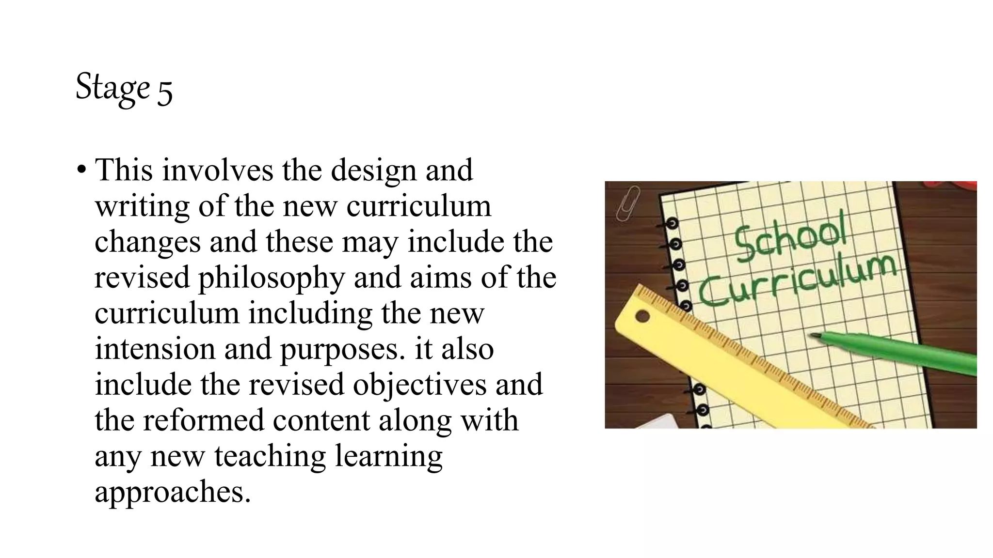 Curriculum change | PPTX