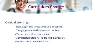 Curriculum change | PDF