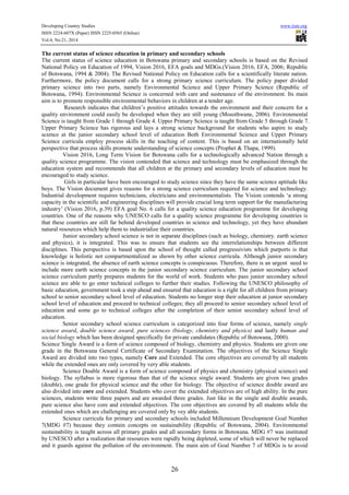 Curriculum change in science education | PDF