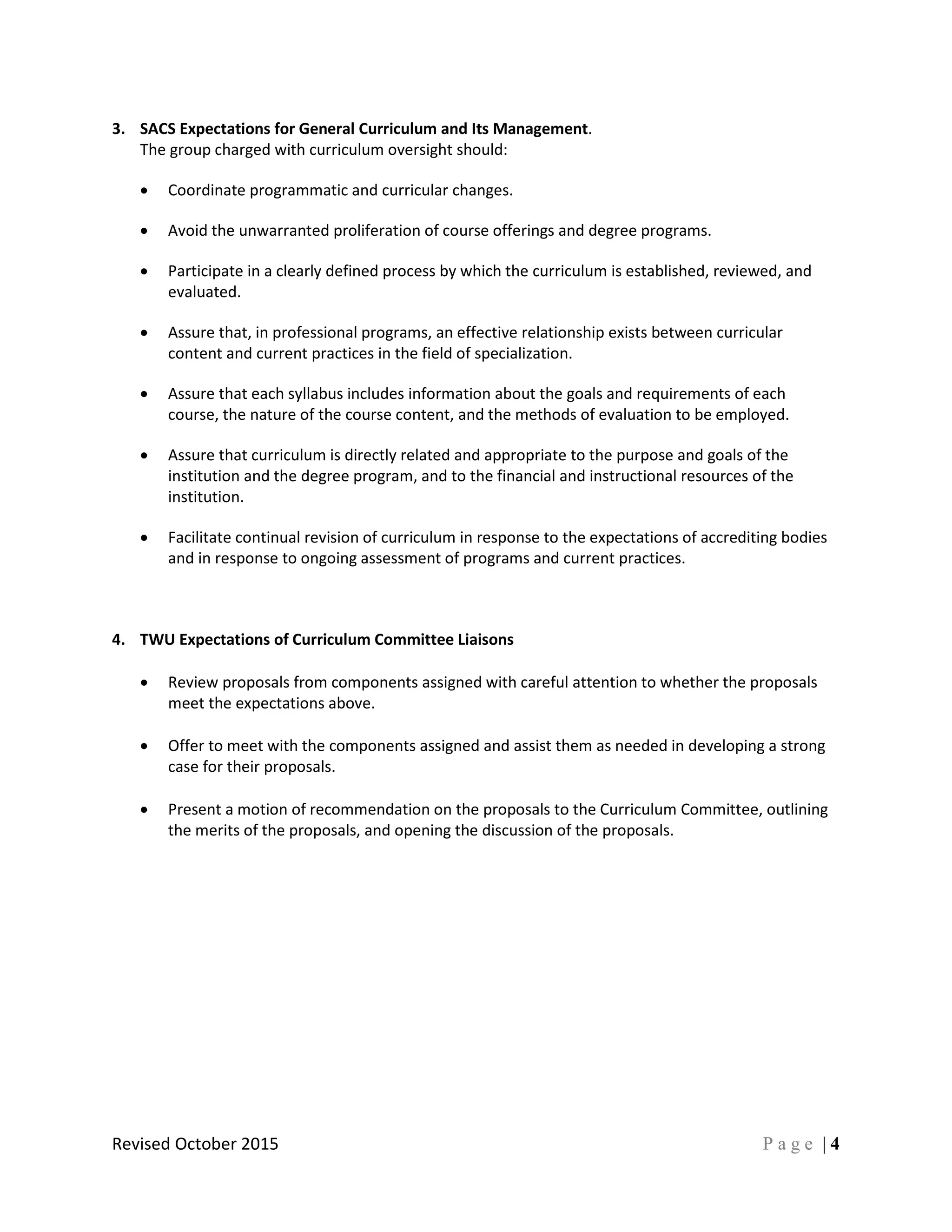 Curriculum committee handbook | PDF