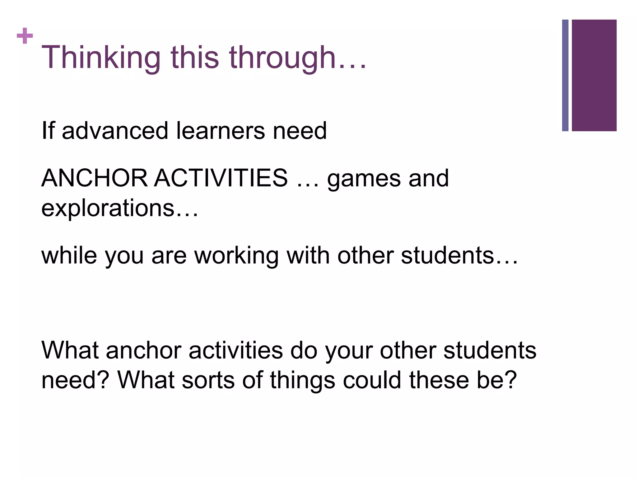 Curriculum Compacting E-Learning Module Part 3 | PPT